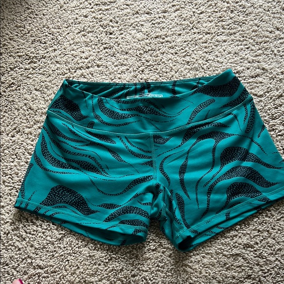 Born Primitive | Shorts | Born Primitive Teal And Black Patterned ...